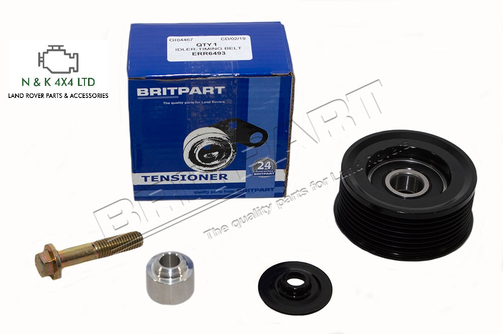 LAND ROVER DEFENDER TD5 & DISCOVERY 2 TD5 DRIVE BELT IDLER PULLEY KIT ...