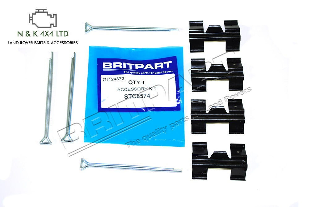 LAND ROVER DISCOVERY 1 & DEFENDER 90 REAR BRAKE PAD PIN FITTING KIT ...
